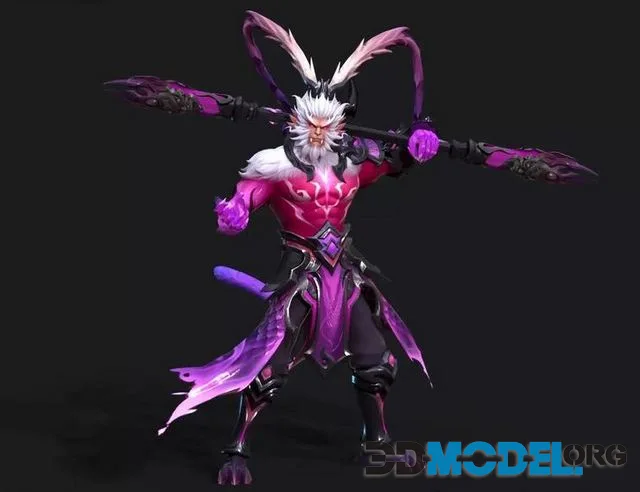 3D Model – Sun Wukong Low-poly (PBR)