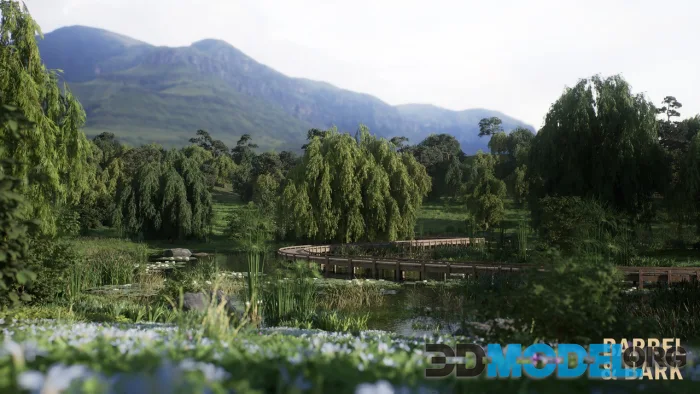 Unreal Engine asset – Willow Lake Biome Environment