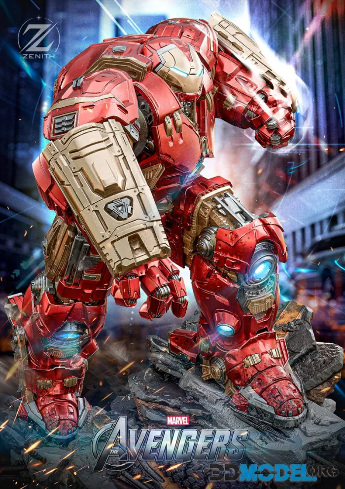 3D Model – Zenith Studios - Hulkbuster – Printable