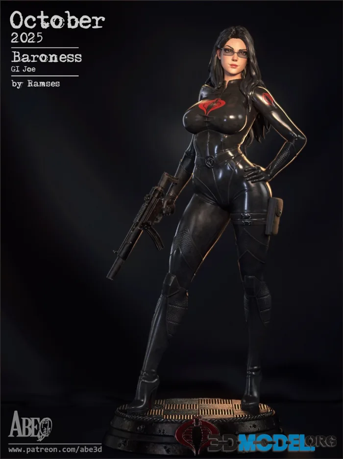 3D Model – Abe3D - Baroness – Printable