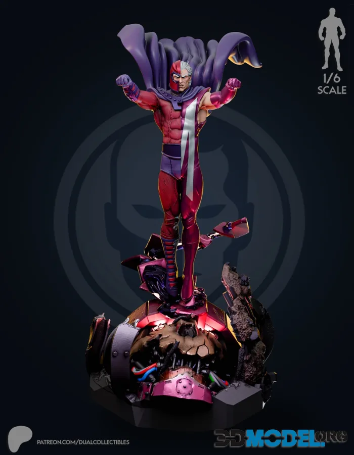 3D Model – Dual Collectibles - Magneto – Printable