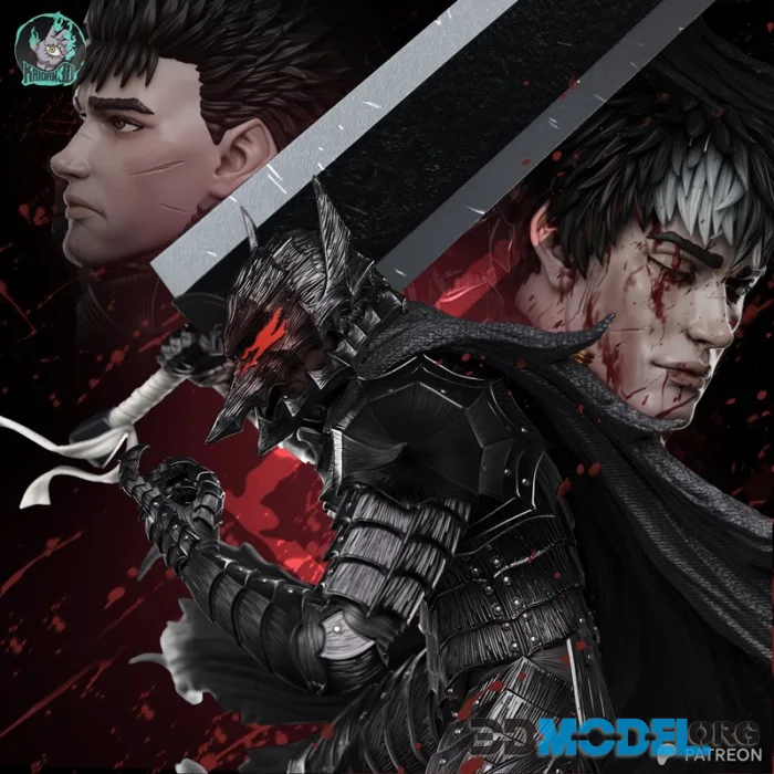 3D Model – Kaidan - Guts (Berseker Armor) – Printable