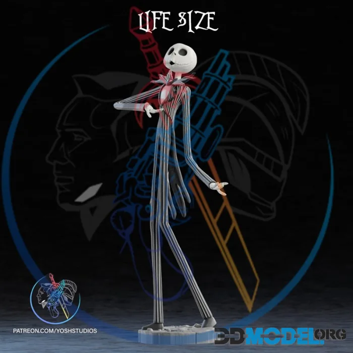 3D Model – Jack Skellington – Printable