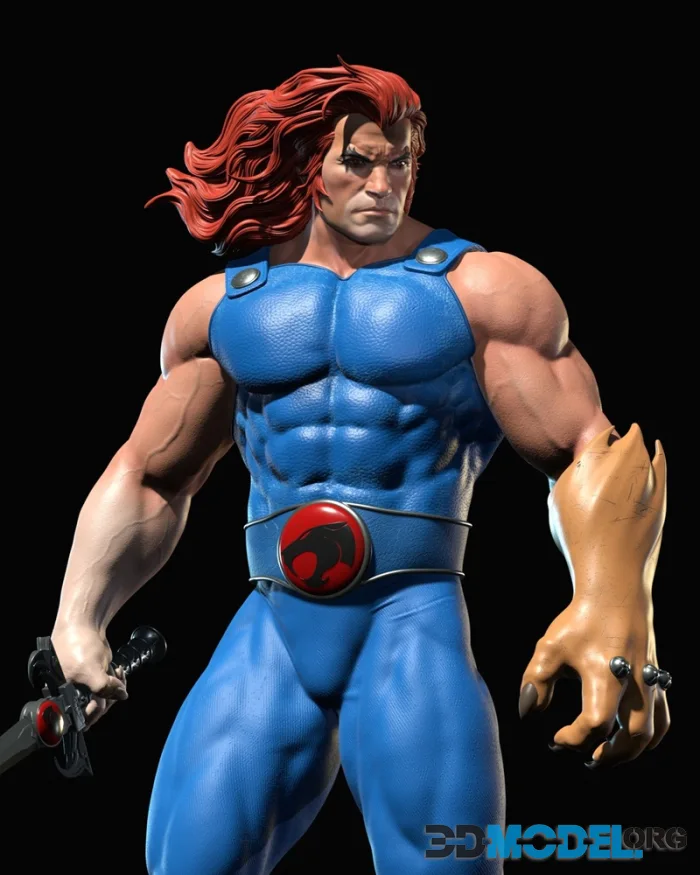 3D Model – Alvaro Stuardo - Leon-o Thundercats – Printable