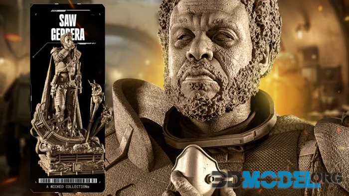 3D Model – SW3D - Saw Gerrera Sculpture – Printable