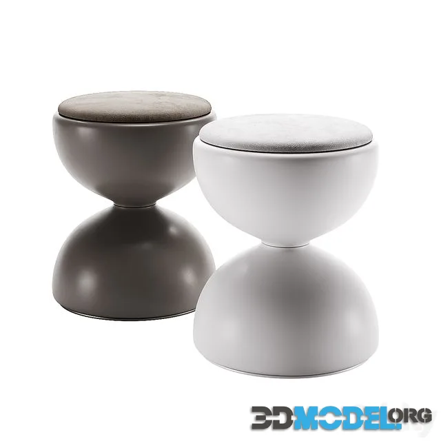 3D Model – CLESSIDRA Pouf by Nitesco