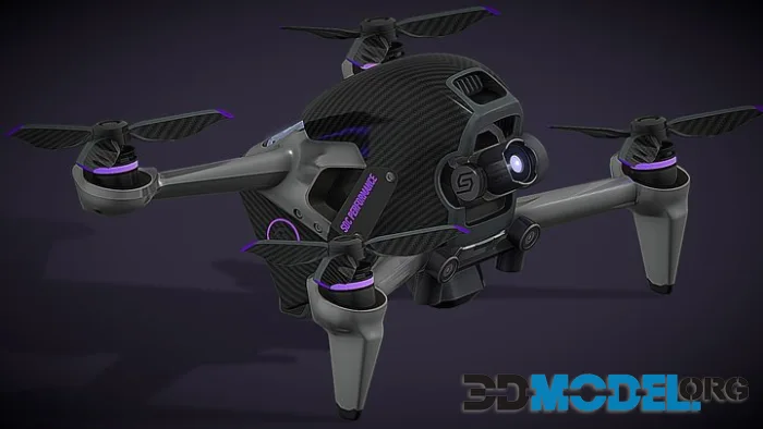 3D Model – Dji FPV By SDC High Performance Drone (PBR)