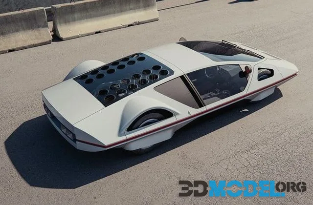3D Model – Ferrari 512s modulo (PBR)