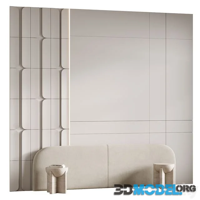 3D Model – Headboard 3d Wall Panel 06