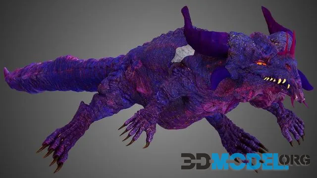 3D Model – Kaiju Monster (PBR)