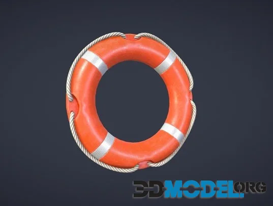 3D Model – Lifebuoy (PBR)