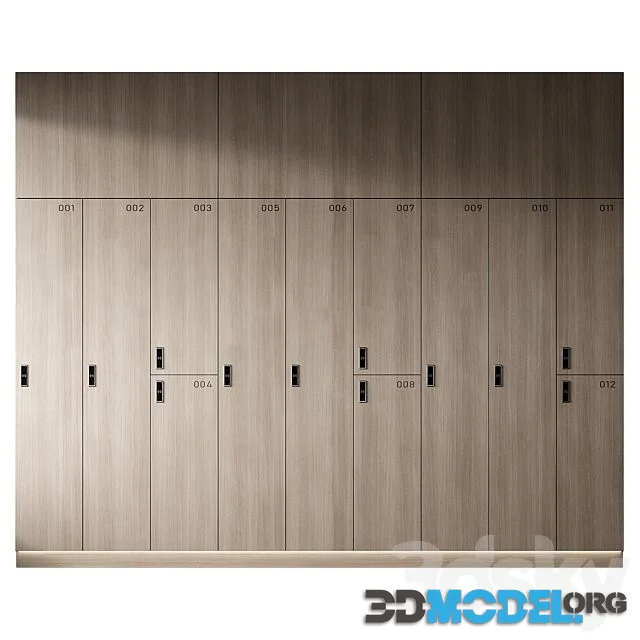 3D Model – Locker Rooms 06