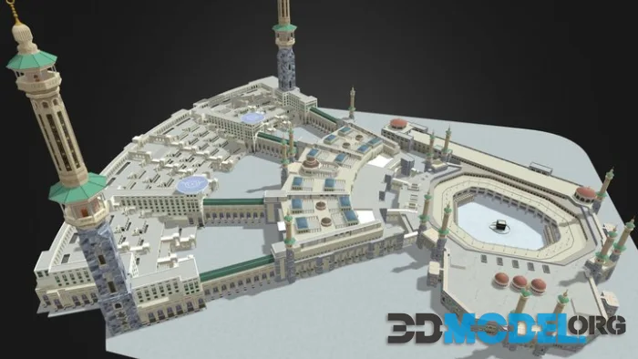 3D Model – Masjid Al Haram Mecca With Expansion (PBR)