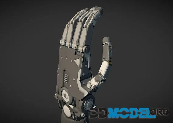 3D Model – Mech Hand (PBR)