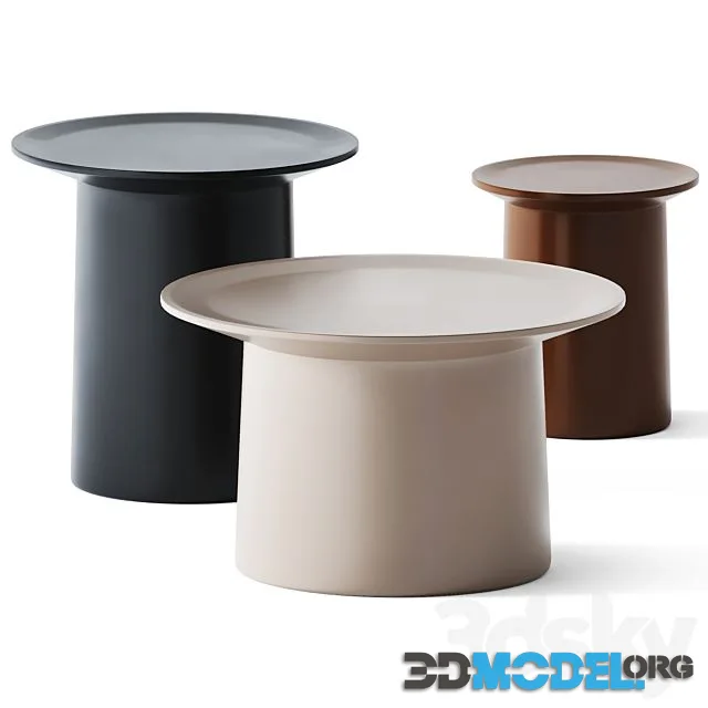 3D Model – Metal Coffee Tables Coco by Blu Dot