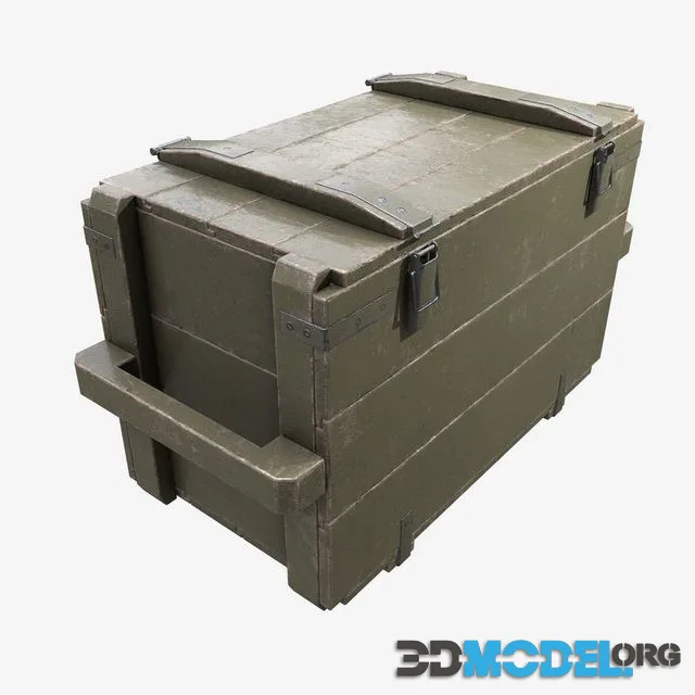 3D Model – Military Crate 01 (PBR)