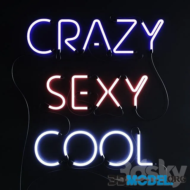 3D Model – Neon Set 019 Neon Sign
