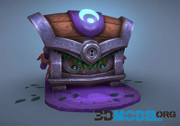 3D Model – Night Elf Chest (PBR)