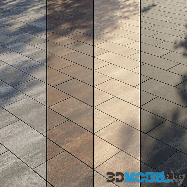 3D Model – Paving Type 2 Set 5