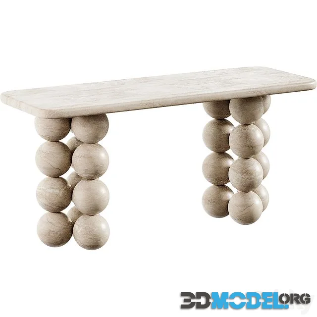 3D Model – Perlas Console Table