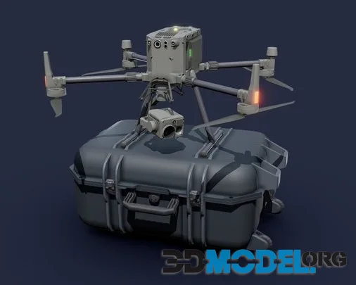 3D Model – Quadcopter DJI Matrice 300 RTK (PBR)
