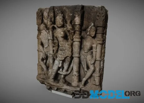 3D Model – Relief With Figures (PBR)