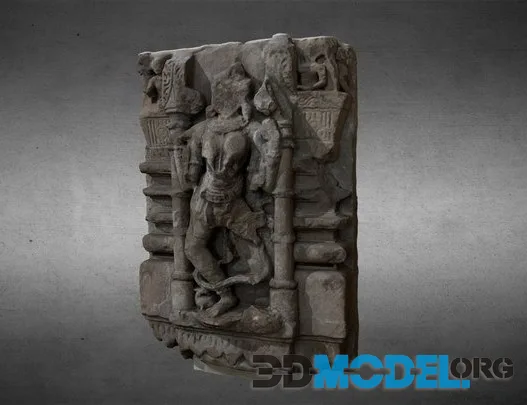 3D Model – Relief With Representation Of Woman (PBR)