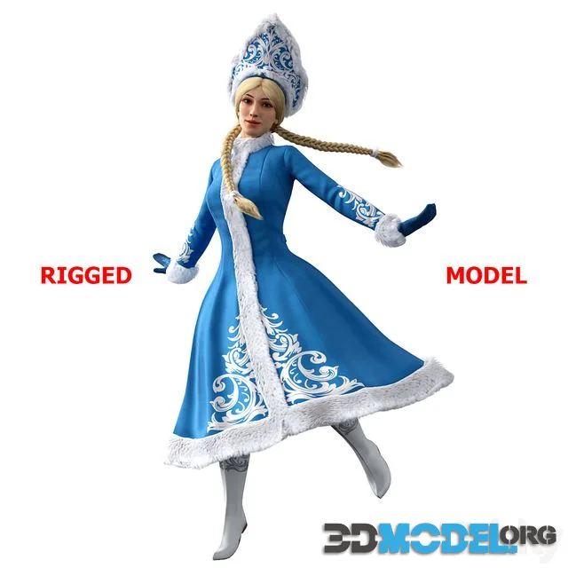 3D Model – Snow Maiden