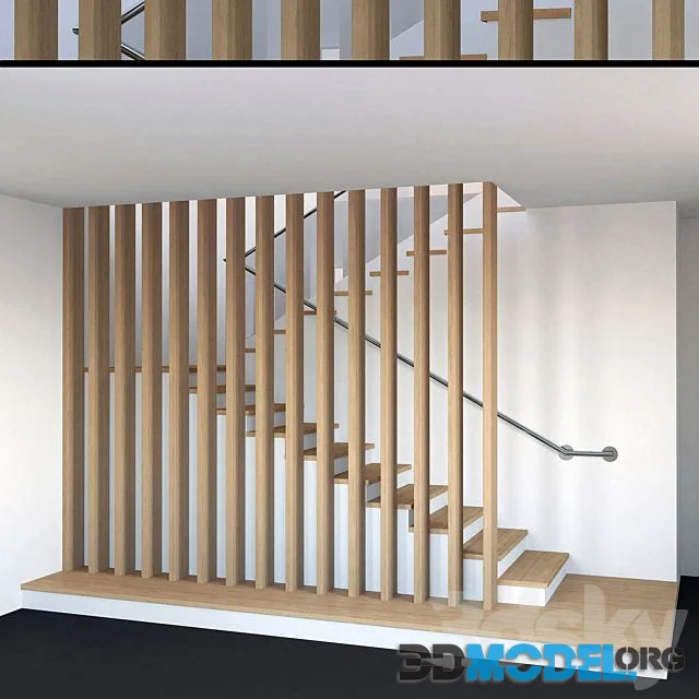 3D Model – Staircase 001
