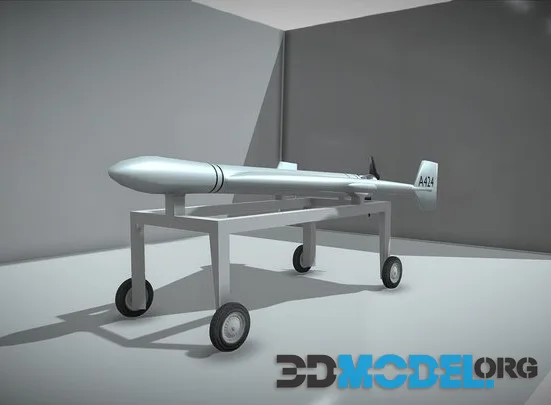 3D Model – Suicide Drone Shahid (Shahed) 136 (PBR)