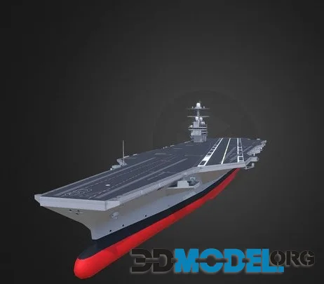 3D Model – USS Gerald R. Ford (PBR)