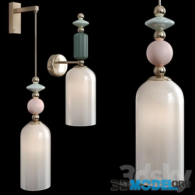 3D Model – Wall Lamp Odeon Light 4861