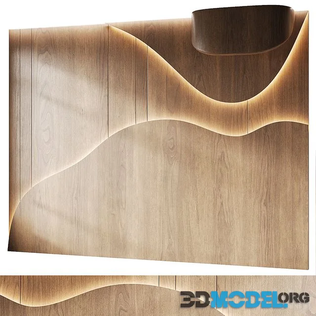 3D Model – Wallpanel 16