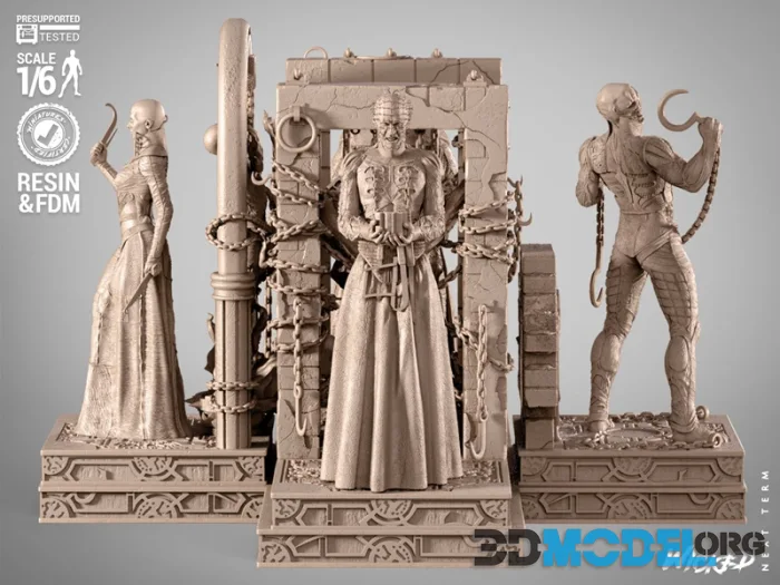 3D Model – Wicked - Hellraiser Diorama – Printable