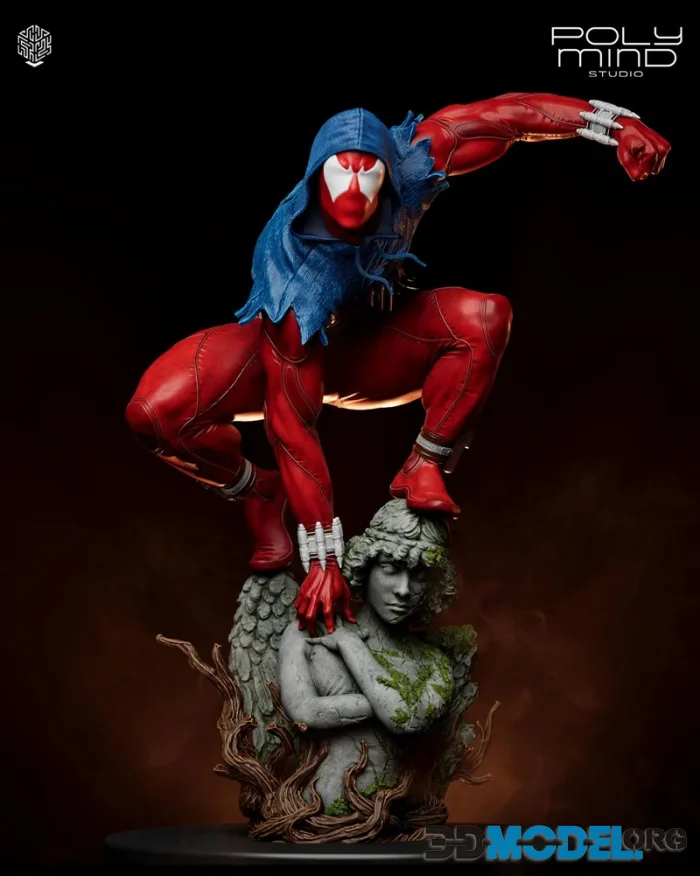 3D Model – PolyMind Studio - Scarlet Spider – Printable
