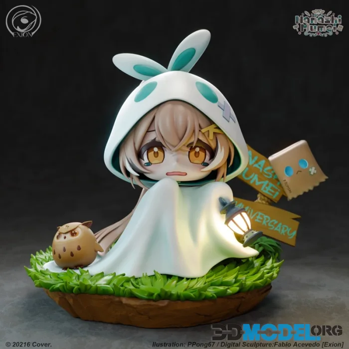3D Model – Nanashi Mumei Chibi - Fabio Acebedo – Printable
