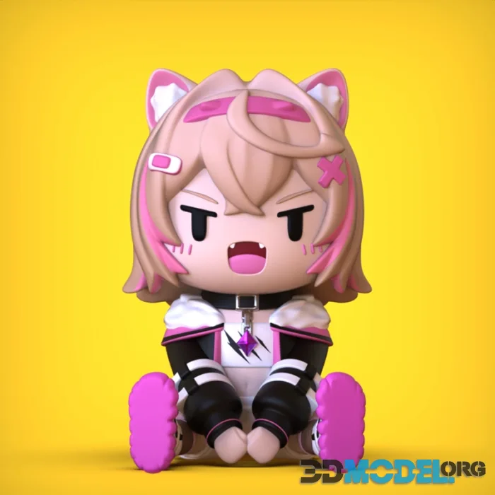 3D Model – Chibi - Mococo – Printable