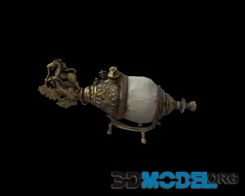 3D Model – 19Th Century Sacred Ritual Shankh (PBR)