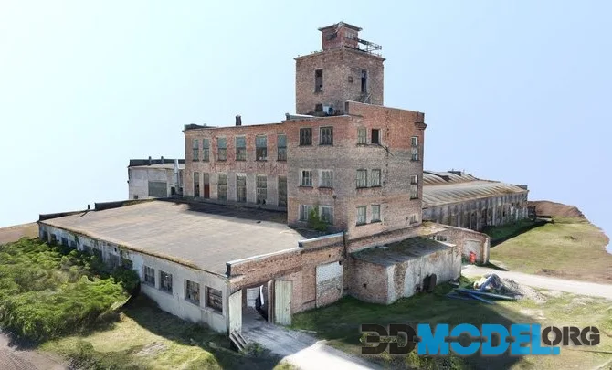 3D Model – Abandoned Soviet Peat Factory (PBR)