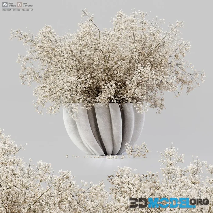 3D Model – Bouquet Indoor Plants 14