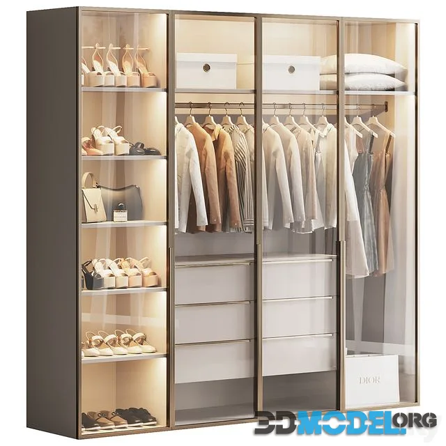 3D Model – Dressing room 4