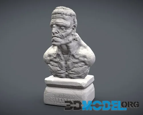 3D Model – Frankenstein (Classic Monsters) 3D Print (PBR)
