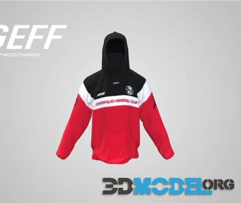 3D Model – GEFF FRANCE HANDBALL CORSEULLES (PBR)