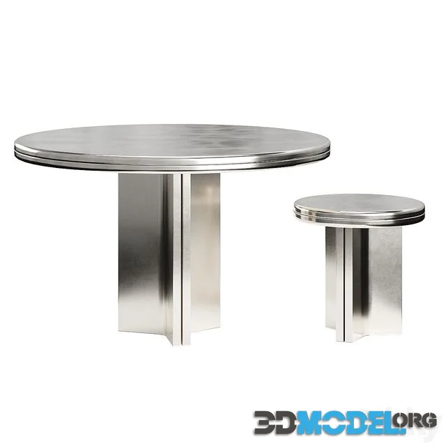 3D Model – Joe And Carlo Tables by Joris Poggioli