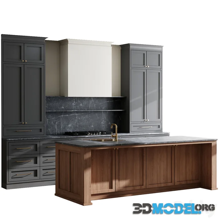 3D Model – Kitchen Appliance Bosch Kitchen 185