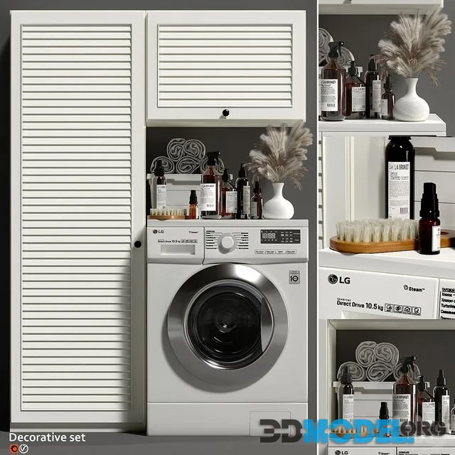 3D Model – Laundry room 04