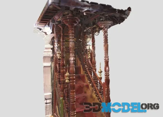 3D Model – Mihrab Of Mishkal Palli – 3D Detail (PBR)