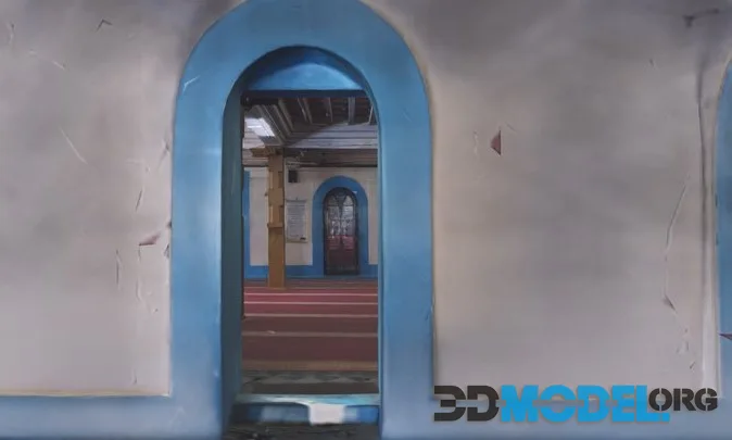 3D Model – Mishkal Mosque Interior Ground Floor (PBR)