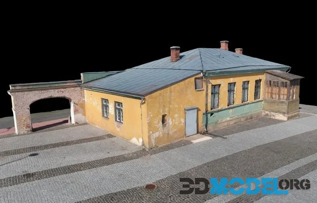 3D Model – Old Building (PBR)