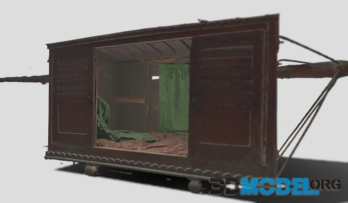 3D Model – Palanquin Mishkal Palli, Kozhikode (PBR)